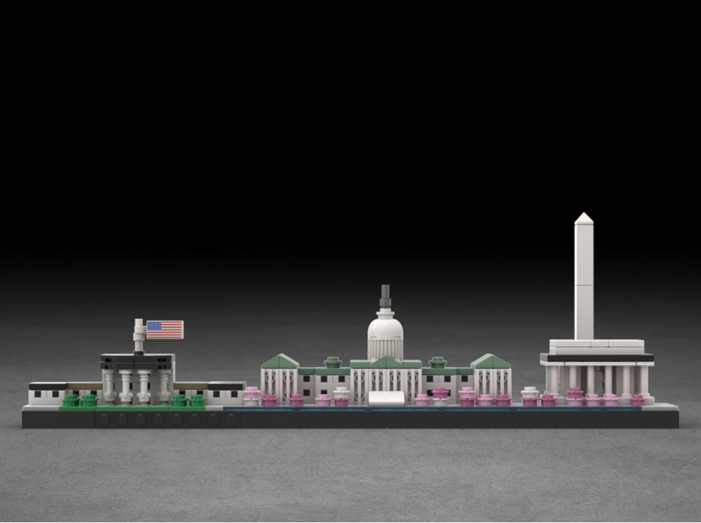 LEGO MOC Washington Skyline by Skyline_Lover | Rebrickable - Build with ...