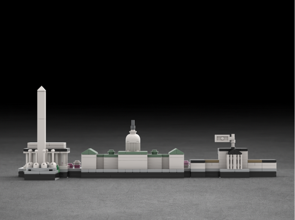 LEGO MOC Washington Skyline by Skyline_Lover | Rebrickable - Build with ...