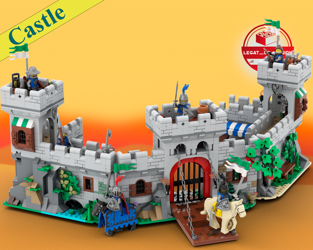 LEGO MOC 6073 Knight`s Castle Remake by Legat_Of_Legion | Rebrickable ...