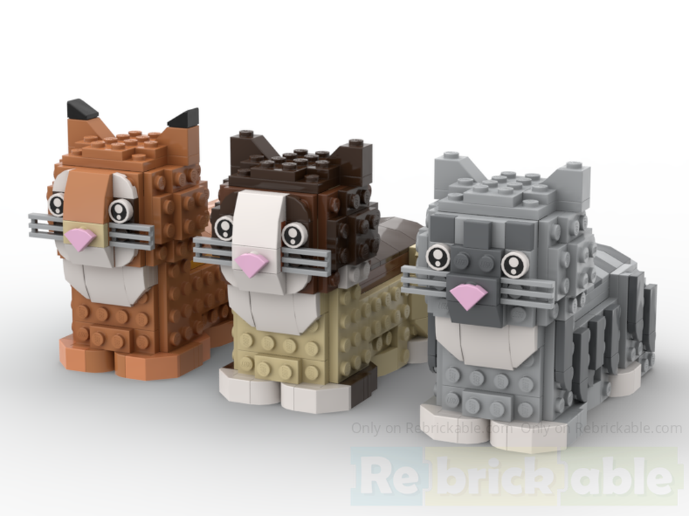 LEGO MOC Cat Breeds V2 by RapidCheetah | Rebrickable - Build with LEGO