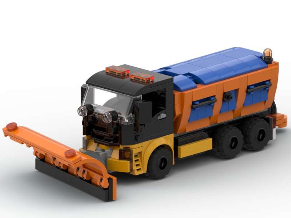 LEGO MOC Plow Truck (European style) by Kraja87 | Rebrickable - Build ...