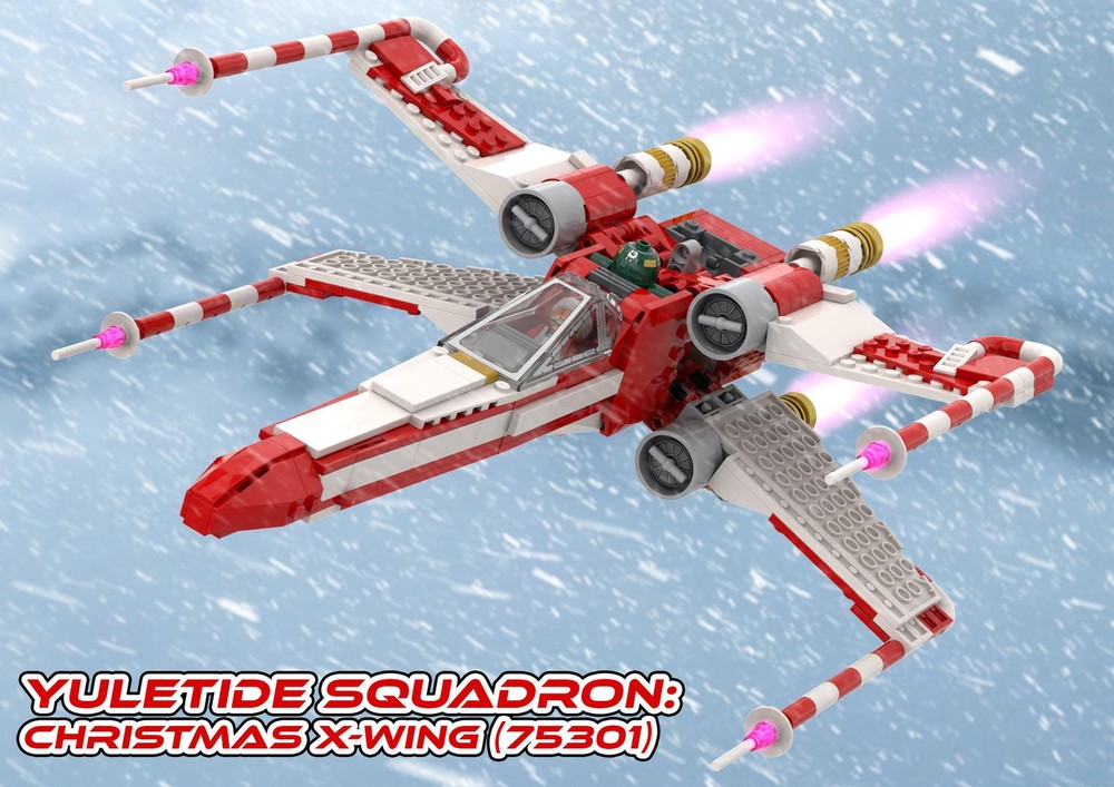 LEGO MOC-208874 Yuletide Squadron: Christmas X Wing (75301) by Pfundjj ...