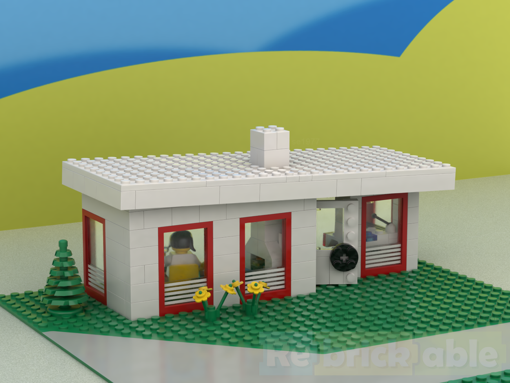 LEGO MOC 6380 Bungalow by se1977 | Rebrickable - Build with LEGO