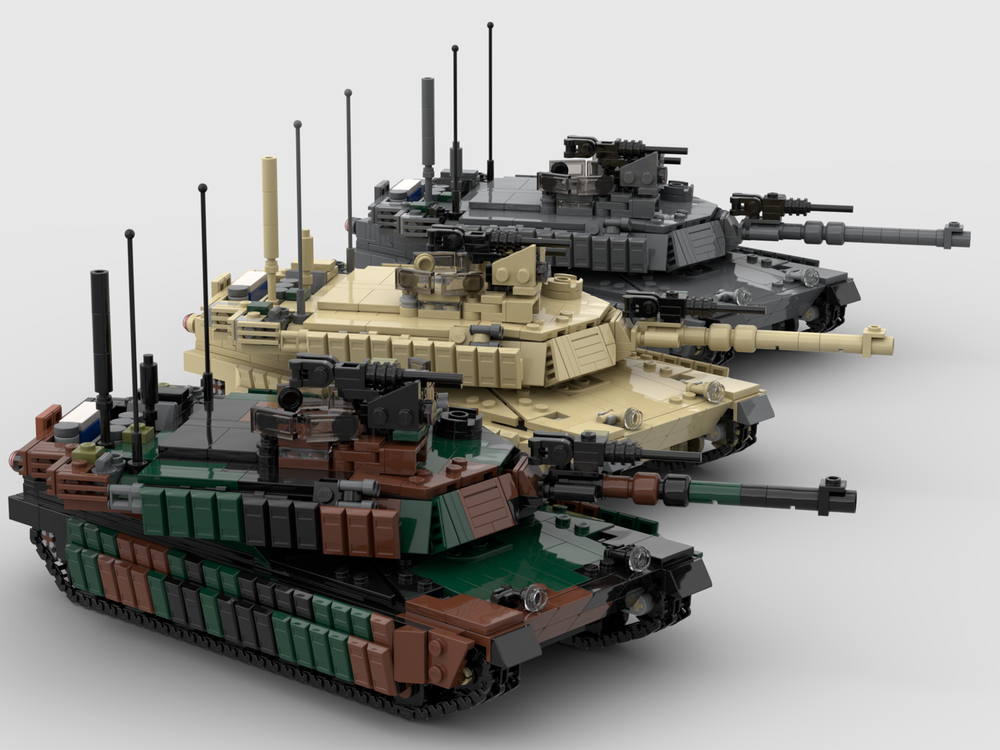 LEGO MOC-208877 M1A2 SEP V2 by simonelovisa01 | Rebrickable - Build ...