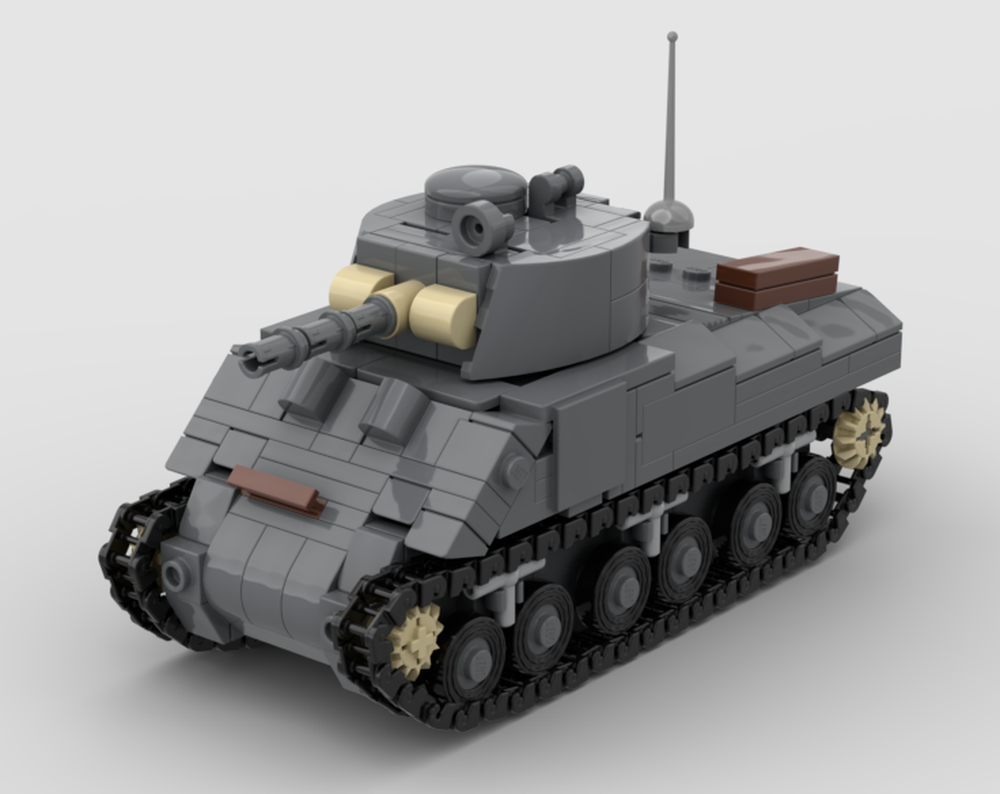 LEGO MOC M4 Sherman by Mcmatus | Rebrickable - Build with LEGO
