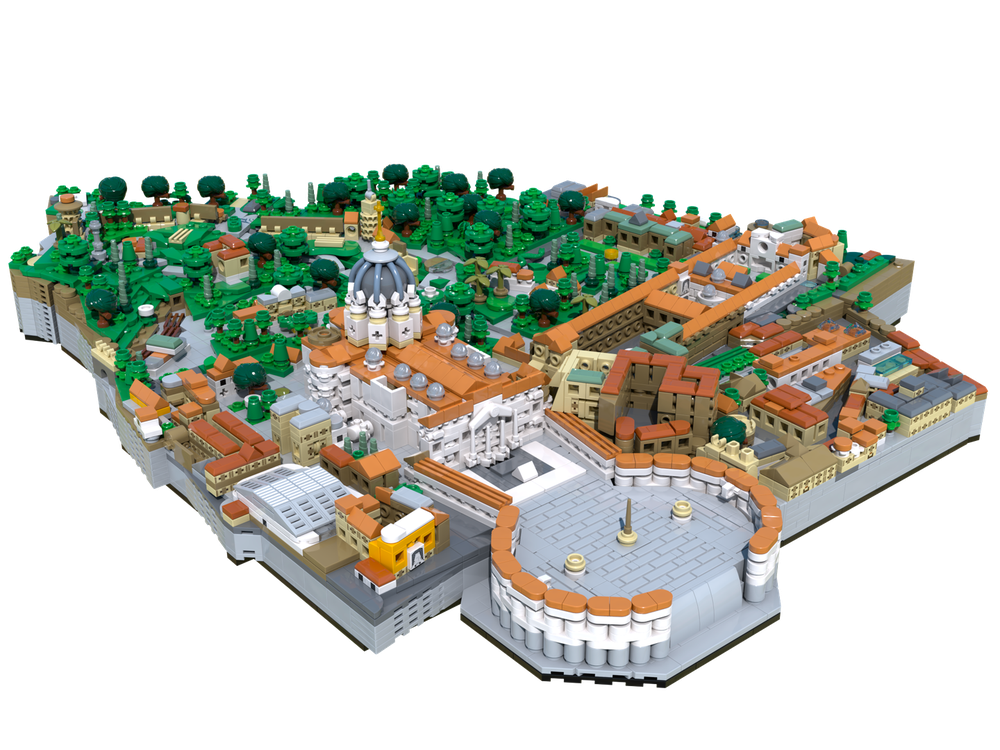 LEGO MOC Vatican City by Sebriicks | Rebrickable - Build with LEGO