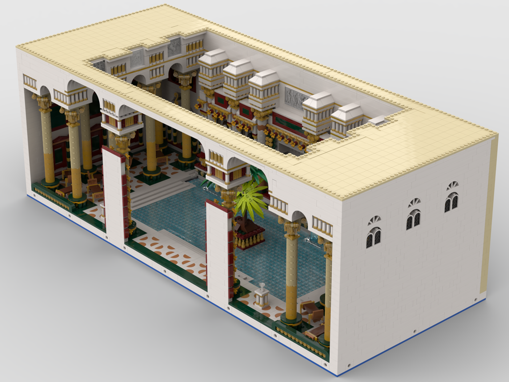 LEGO MOC Roman Imperial Bath, Part 7 by Tarant57 | Rebrickable - Build ...