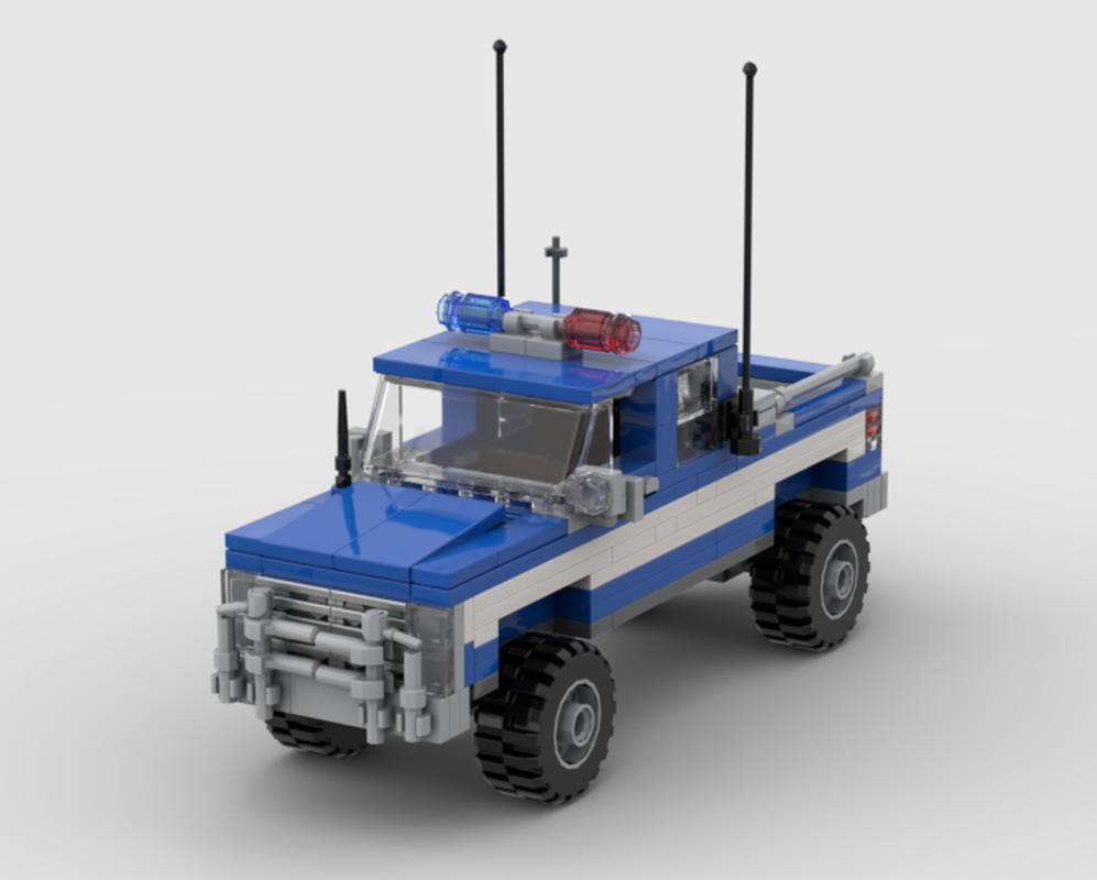 LEGO MOC Chevy Squarebody Police (Extended Cab Short Bed) Squarebody #2 ...