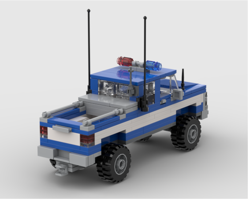 LEGO MOC Chevy Squarebody Police (Extended Cab Short Bed) Squarebody #2 ...