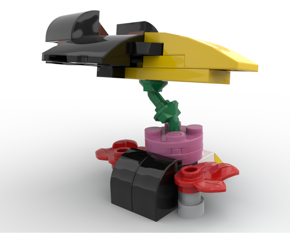 LEGO MOC DHL Jet by Babylonbuild | Rebrickable - Build with LEGO