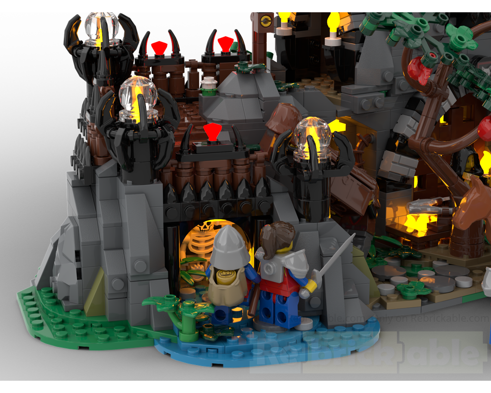 LEGO MOC The Wolf Lord's Den by J_sbricks | Rebrickable - Build with LEGO