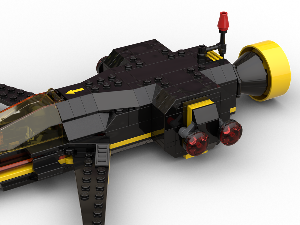 Lego Moc Blacktron Renegade Quad Module By Brickstertwo Rebrickable