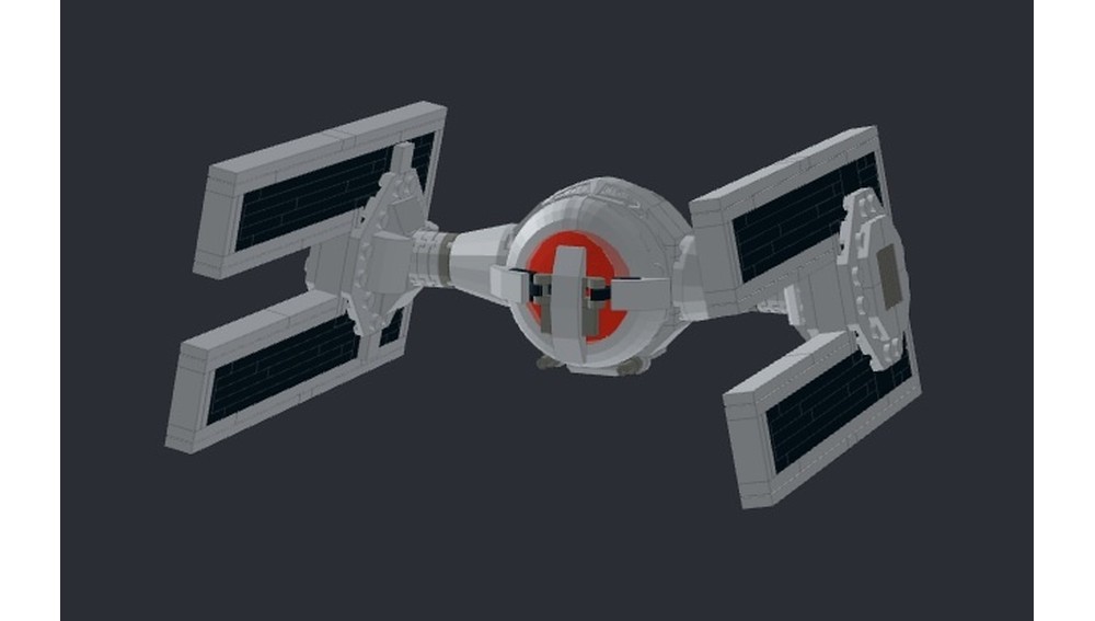 Lego Moc Tied Automated Starfighter By Vikingos Rebrickable Build