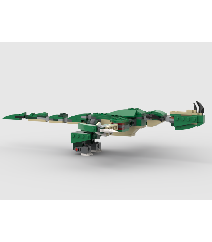LEGO MOC-208929 31058 x2 European Horn Wyvern (Europadrakon ceras) 1:32 ...