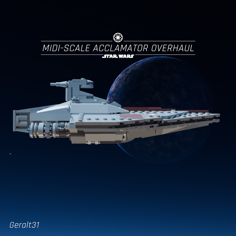LEGO MOC Midi-Scale Acclamator Overhaul - 75404 Modification by ...