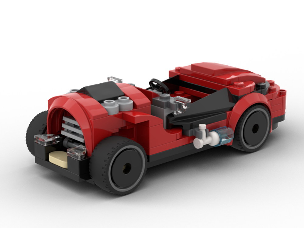 LEGO MOC 60448 - Roadster by hoppepe | Rebrickable - Build with LEGO