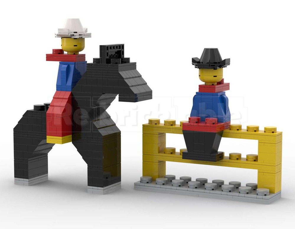 LEGO MOC XL version of set 617 "Cowboys" from the year 1976 by williweb ...