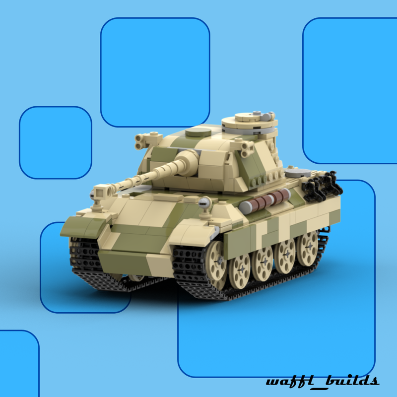 LEGO MOC Pz.Kpfw. V Panther Ausf. D by waffl_builds | Rebrickable ...