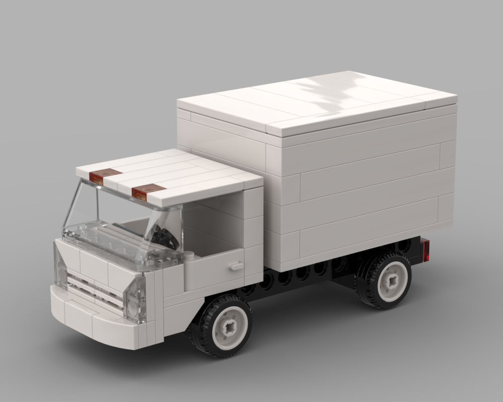 LEGO MOC Isuzu Box Truck by leeggoo_Creator | Rebrickable - Build with LEGO