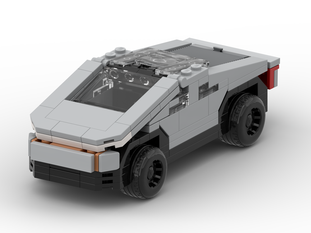 LEGO MOC Tesla Cybertruck - 6 stud wide version by vDanII | Rebrickable ...