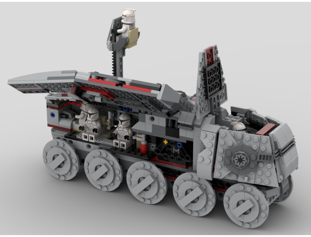 LEGO MOC 75337 Clone Turbo Tank by 3liasBlue | Rebrickable - Build with ...