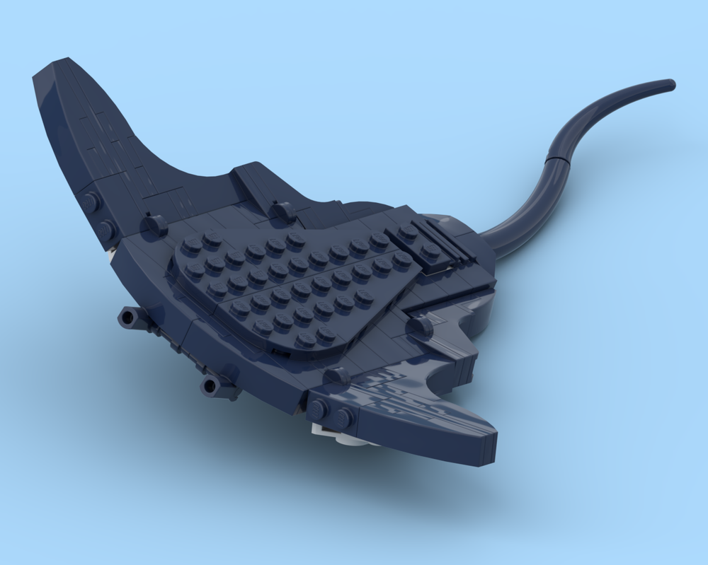 LEGO MOC Manta Ray by zWolfman | Rebrickable - Build with LEGO