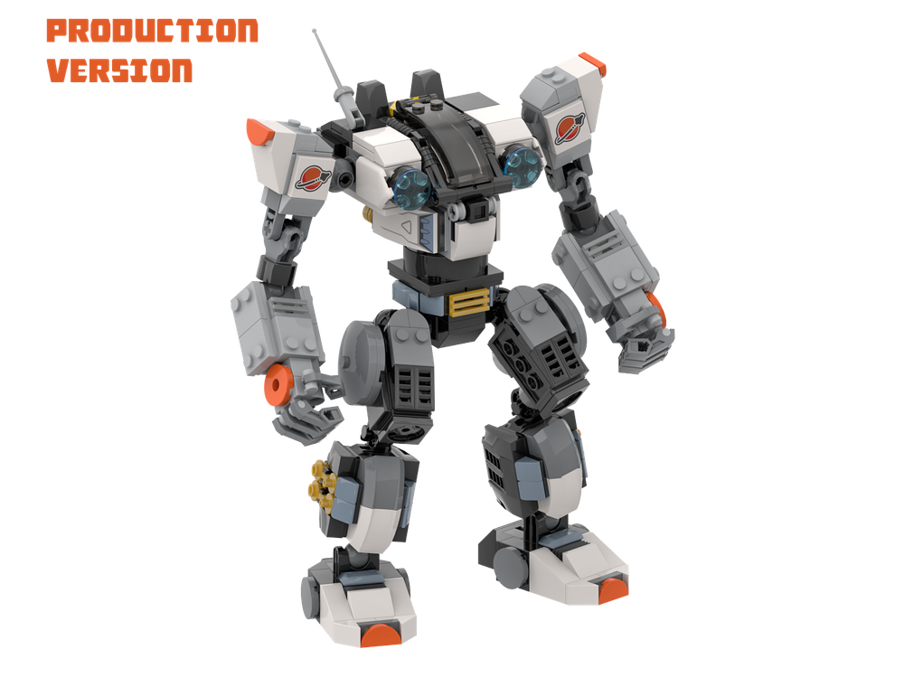 LEGO MOC-208983 Heavy Construction Mech II by Mech_Error | Rebrickable ...