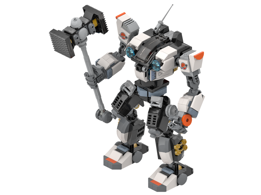 LEGO MOC-208983 Heavy Construction Mech II by Mech_Error | Rebrickable ...