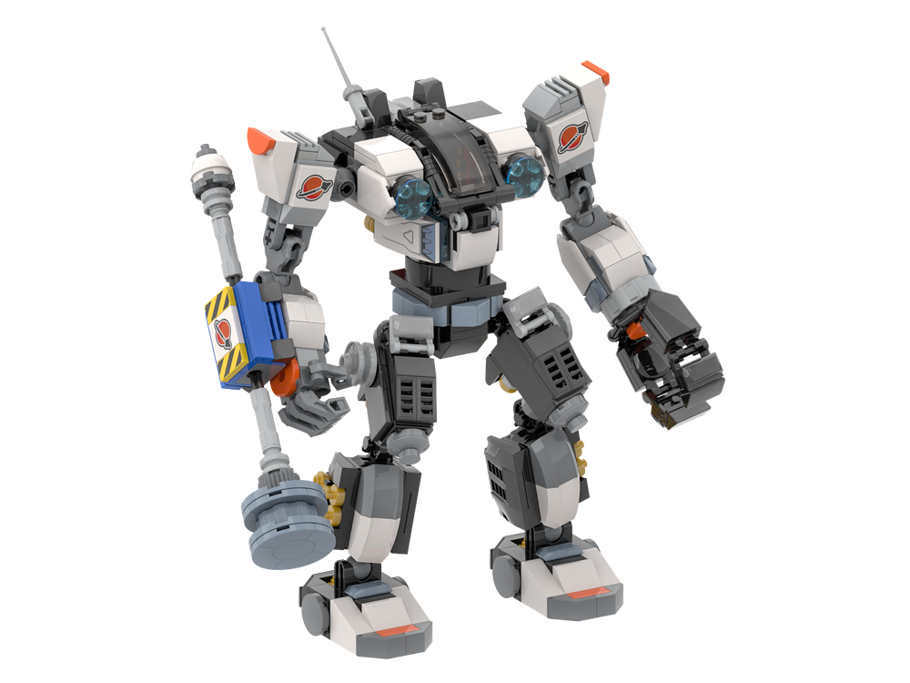 LEGO MOC Heavy Construction Mech II by Mech_Error | Rebrickable - Build ...