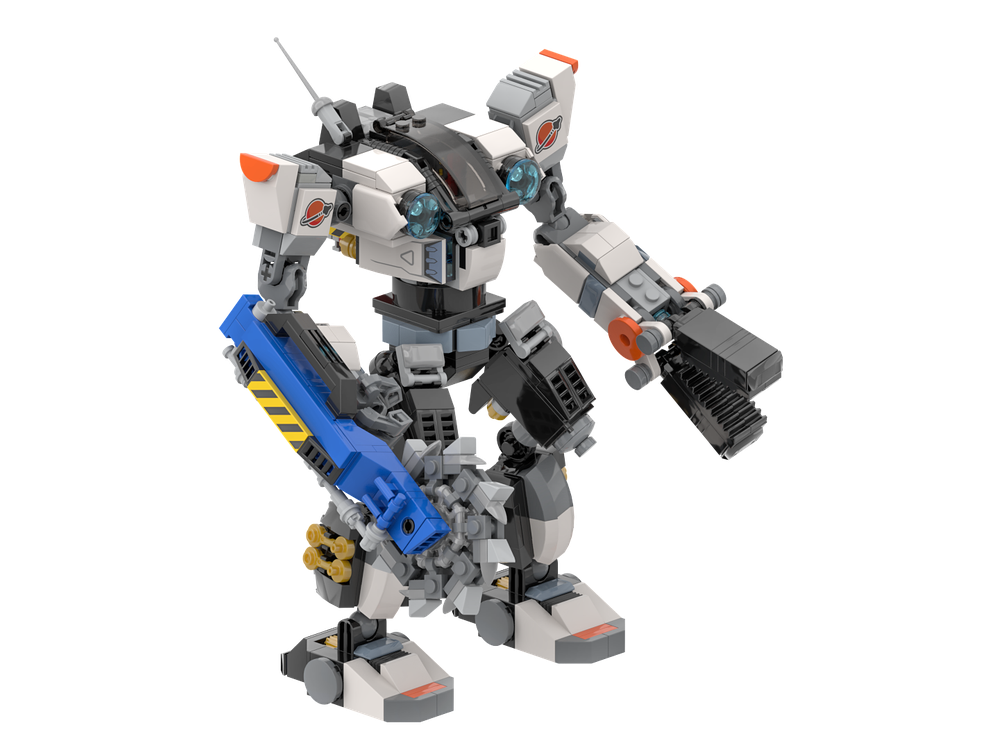 LEGO MOC Heavy Construction Mech II by Mech_Error | Rebrickable - Build ...