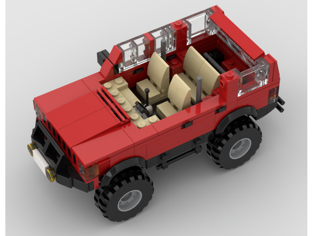 LEGO MOC Jeep Cherokee XJ Offroad by BowTiedTurismo | Rebrickable ...