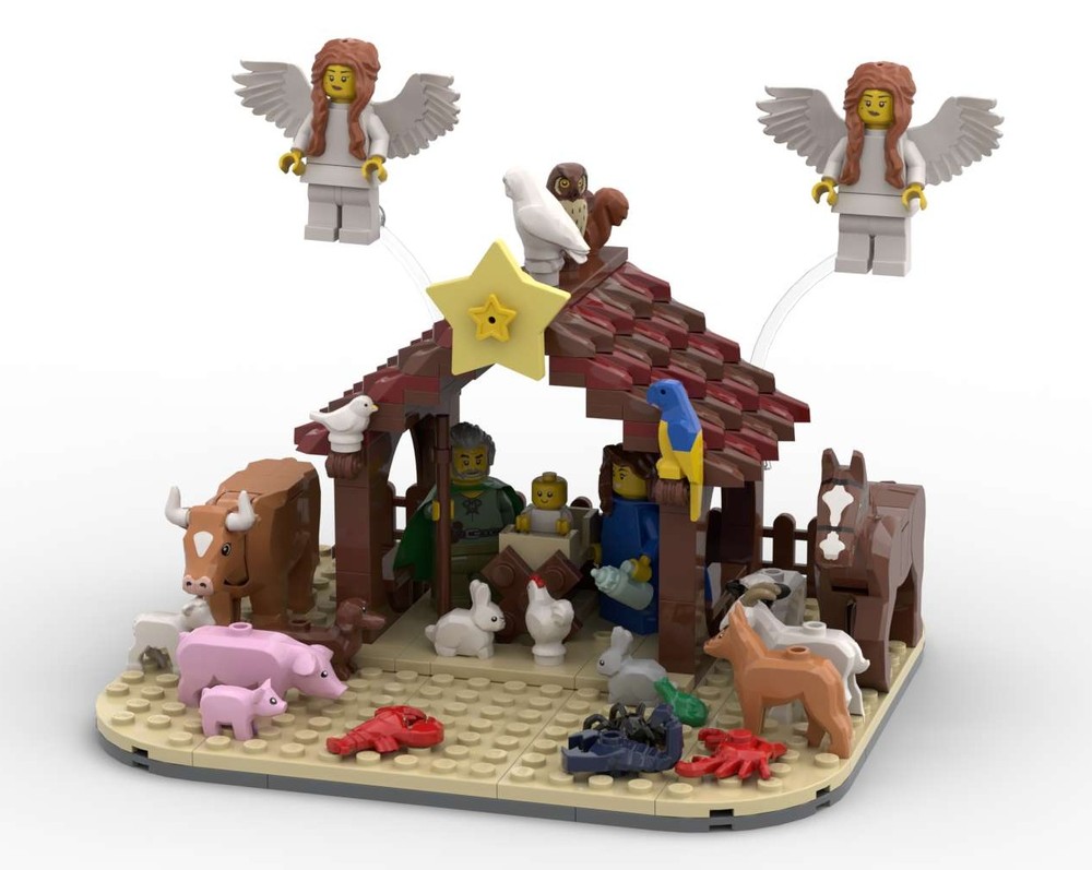 LEGO MOC Bethlehem manger by Vinci_strange | Rebrickable - Build with LEGO