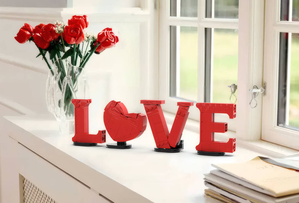 LEGO MOC Love lettering Valentine´s Day by CreatorExpert | Rebrickable ...