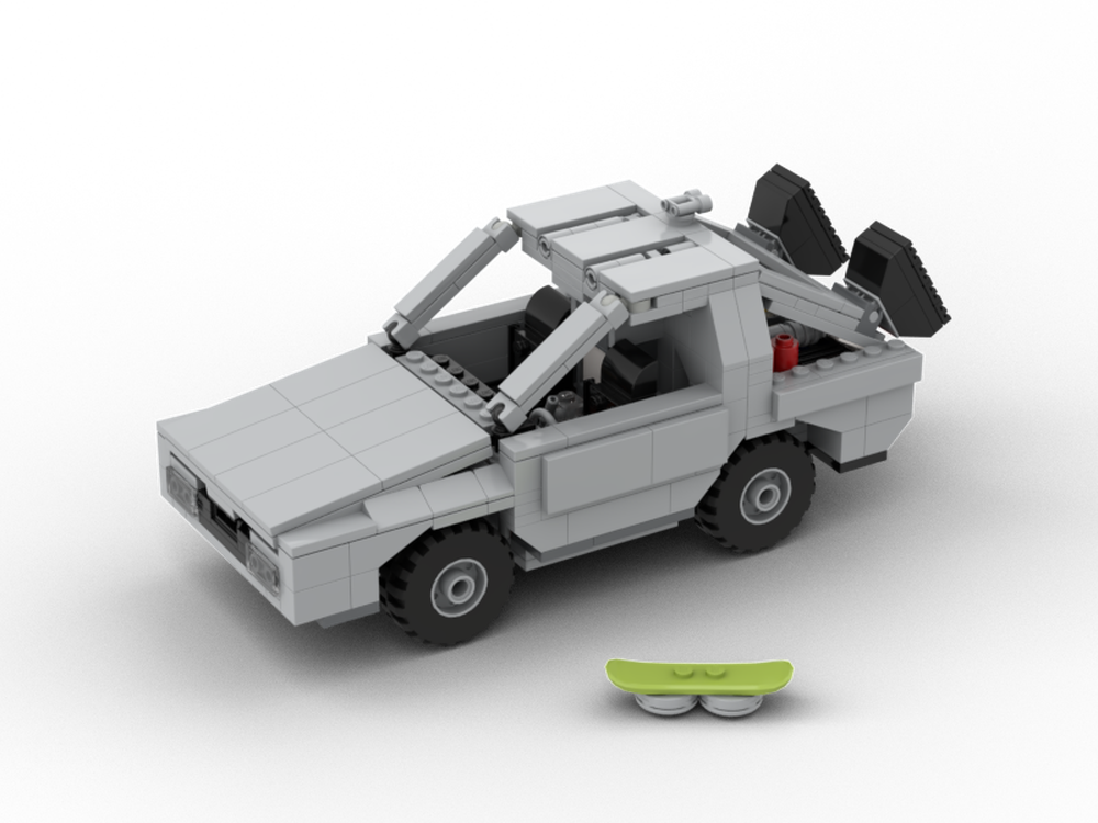 LEGO MOC Back to the Future Delorean by brickbicycle | Rebrickable ...