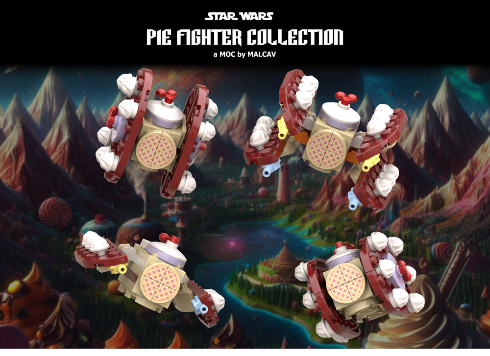 LEGO MOC Pie Fighter Collection by Malcav | Rebrickable - Build with LEGO