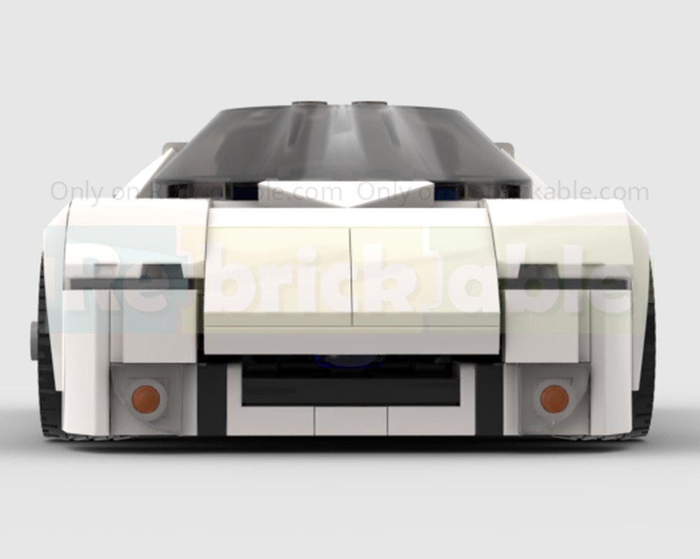 LEGO MOC 8-Wide Ford GT90 by BrickMOCery | Rebrickable - Build with LEGO