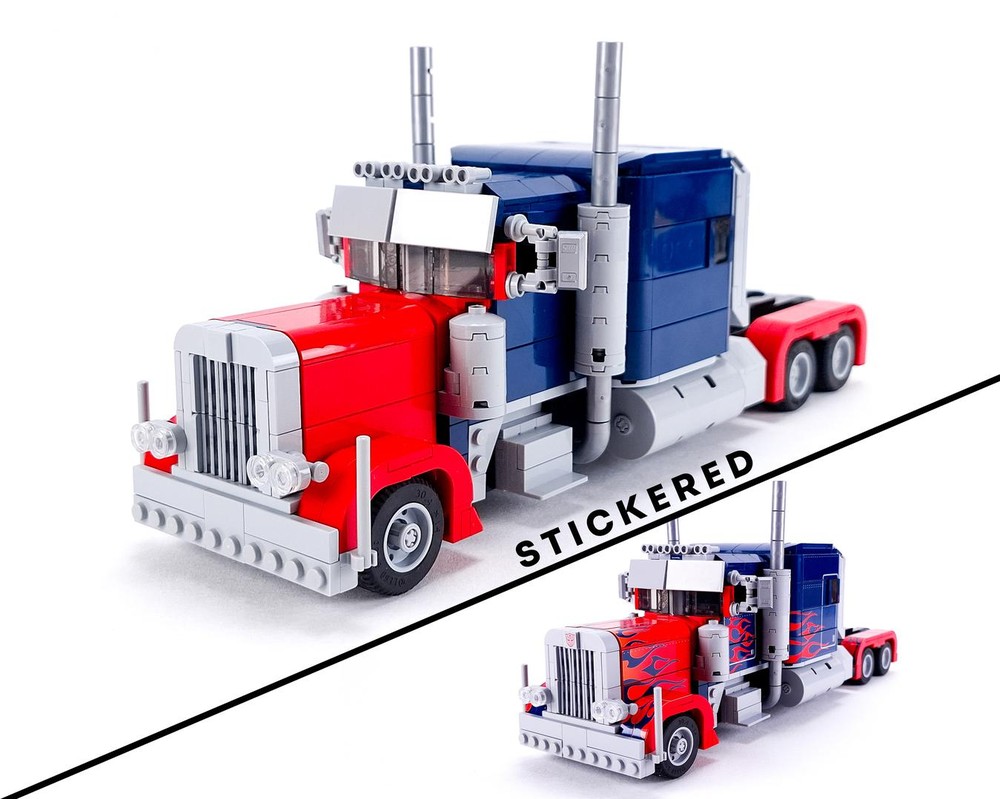 LEGO MOC Peterbilt 379 Optimus Prime by SFH_Bricks | Rebrickable ...