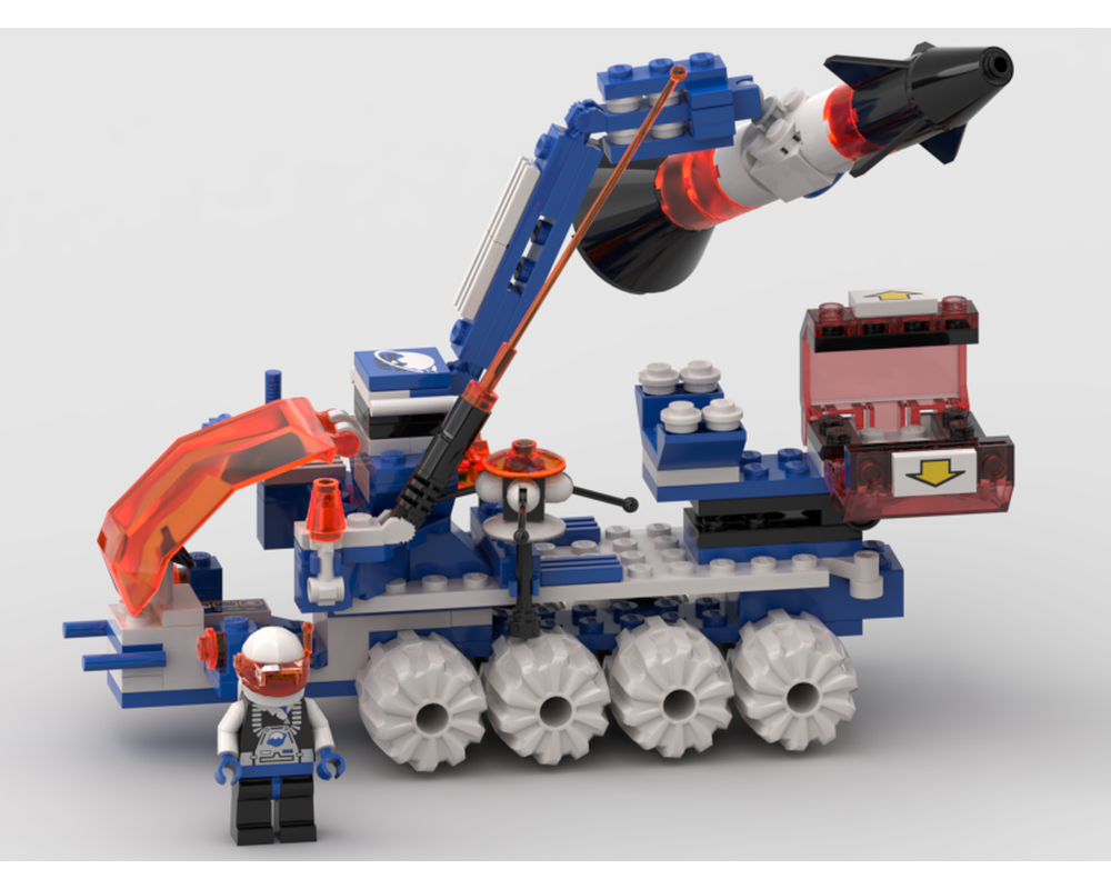 LEGO MOC-20903 6898 Modernized Ice-Sat V (Space > Ice Planet 2002 2018 ...