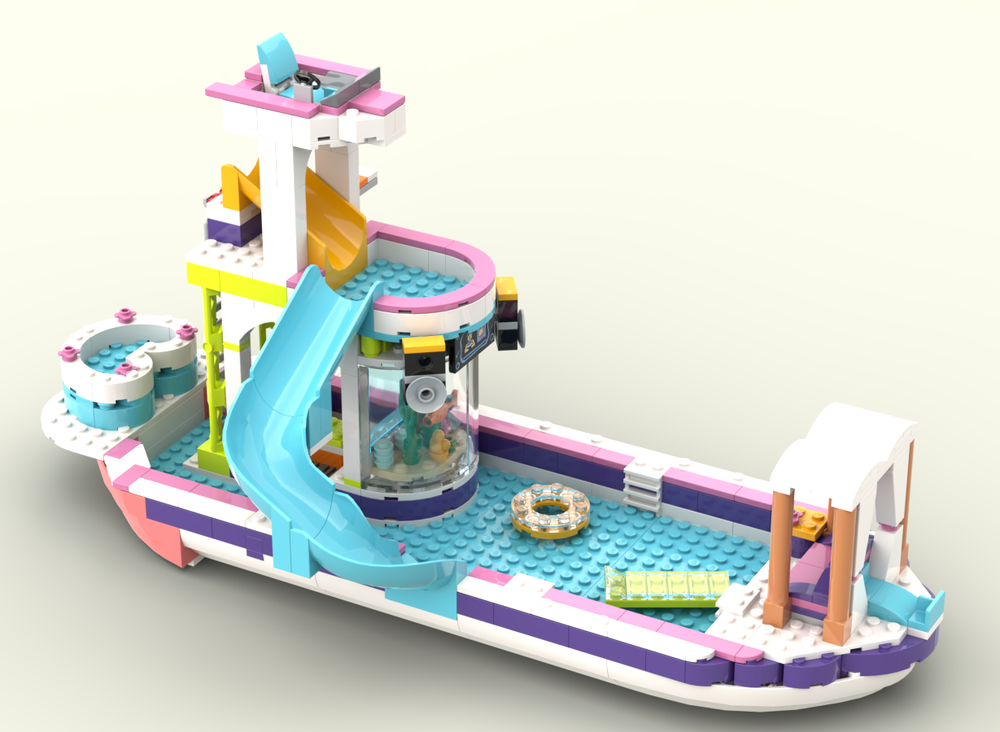 LEGO MOC Heartlake Party Pool by bugsbycarlin | Rebrickable - Build ...