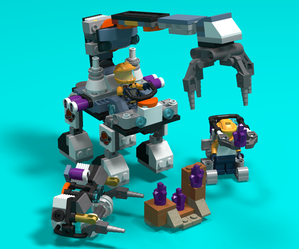 LEGO MOC City Space Elite Excavation Crew by Motorsagmannen ...