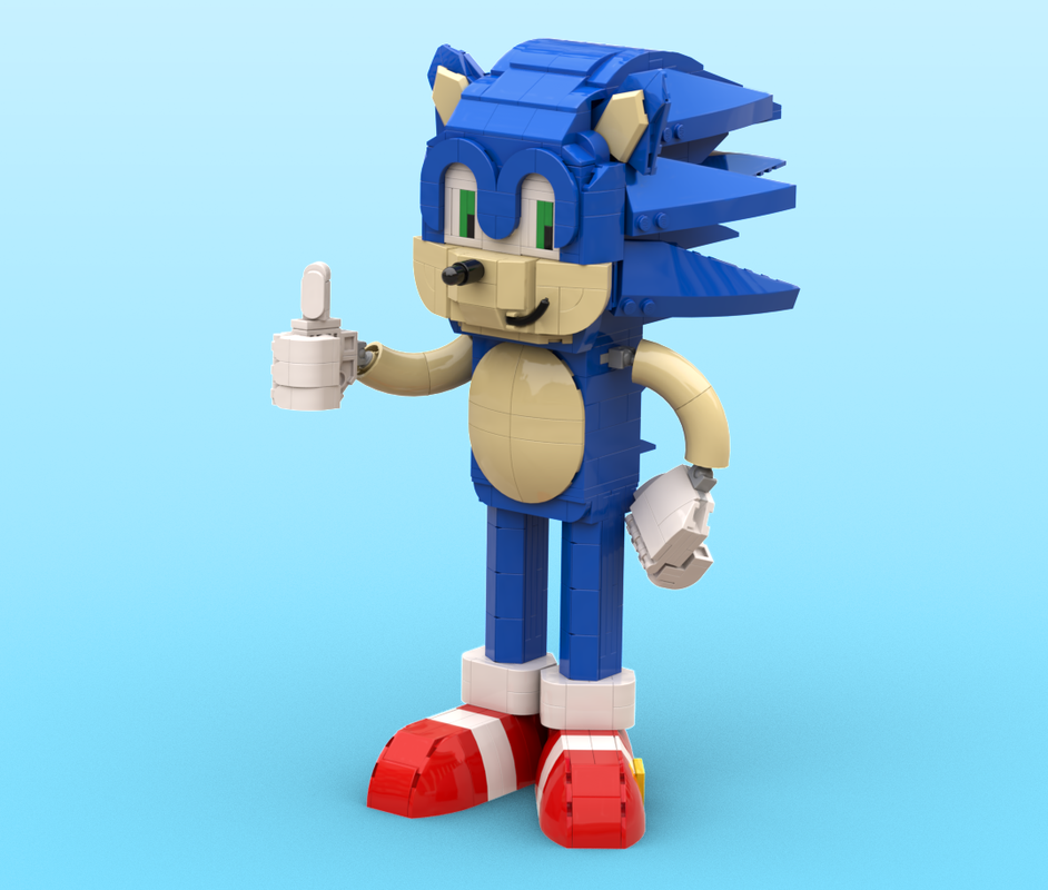 LEGO MOC Sonic The Hedgehog by brickfolk | Rebrickable - Build with LEGO