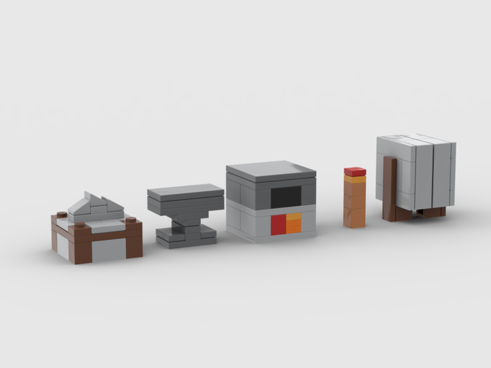 LEGO MOC Minecraft utility blocks by TheEmpireStrikesBrick ...