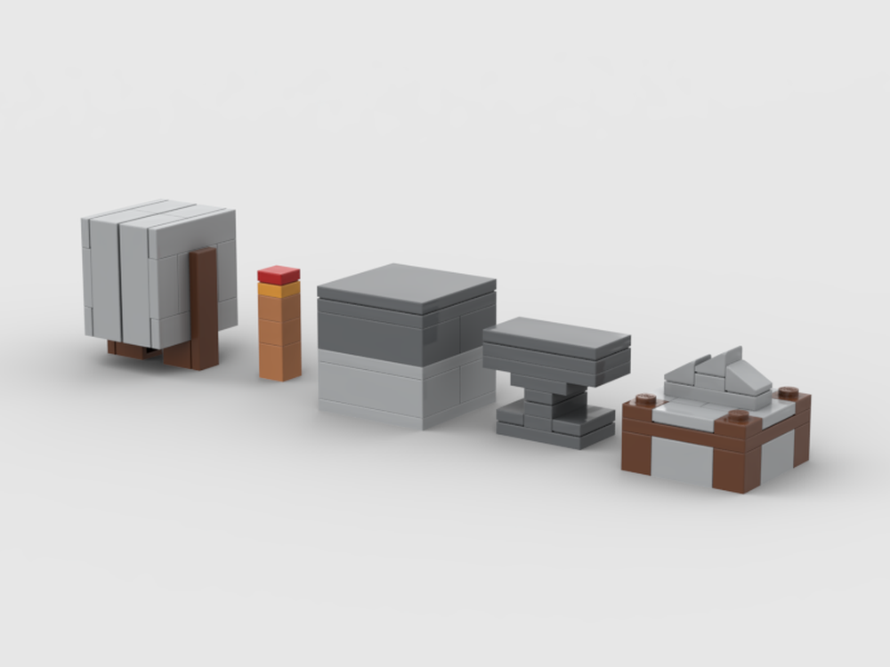 LEGO MOC Minecraft utility blocks by TheEmpireStrikesBrick ...