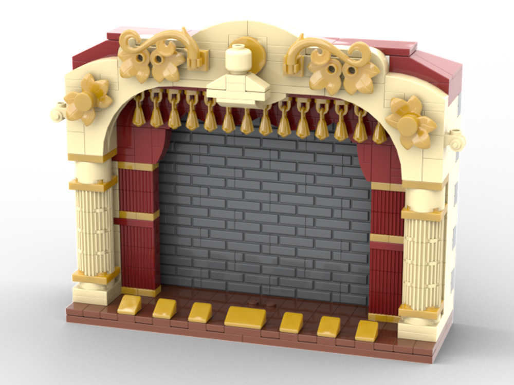 LEGO MOC Large Proscenium Arch by AntOrman | Rebrickable - Build with LEGO