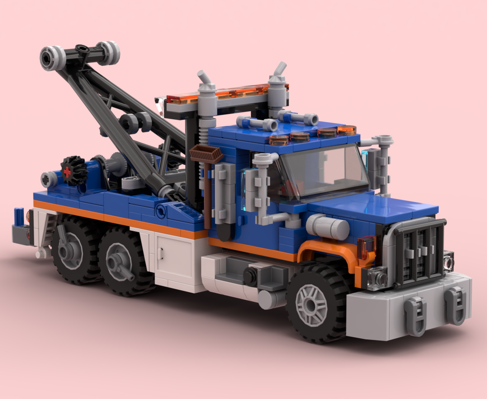LEGO MOC Heavy Wrecker Tow Truck by Wacky | Rebrickable - Build with LEGO