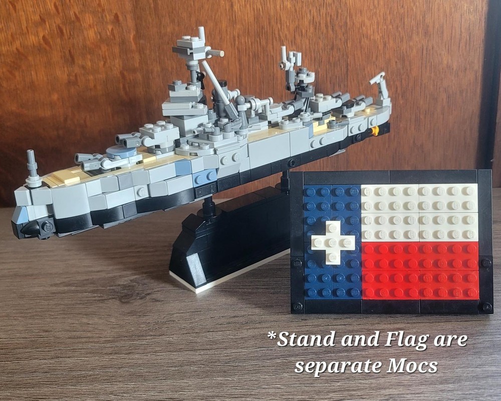 LEGO MOC-209079 USS Texas BB-35 (1945) by Diamondguy7567 | Rebrickable ...