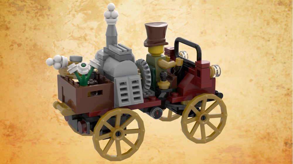 LEGO MOC Steampunk Automobile Vehicle MOC by watson.lego | Rebrickable ...