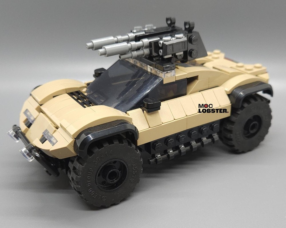LEGO MOC Armoured Sports 4x4 by Moc_Lobster | Rebrickable - Build with LEGO