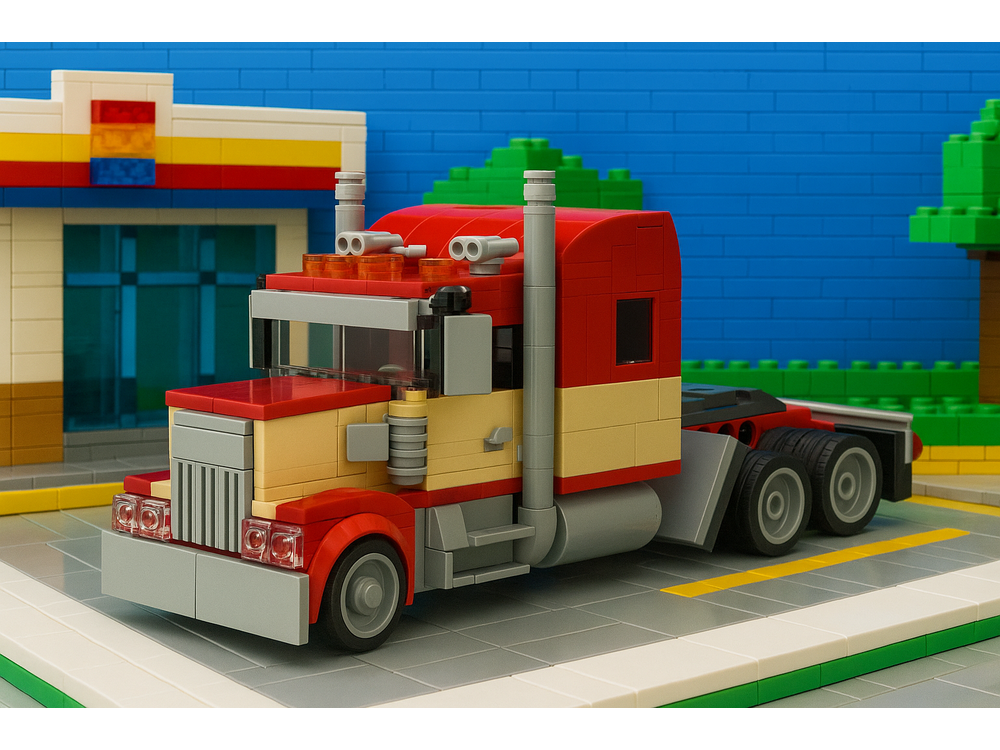 LEGO MOC Kenworth W900 by Kraja87 | Rebrickable - Build with LEGO