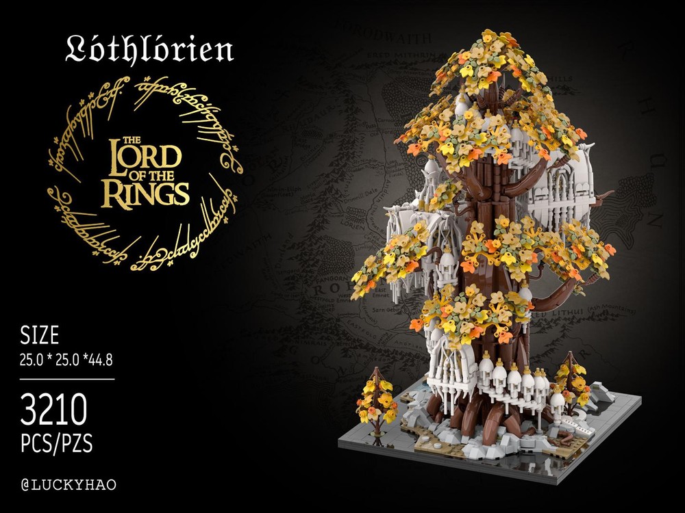LEGO MOC Lothlórien mini craft by LUCKYHAO | Rebrickable - Build with LEGO